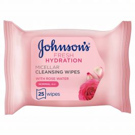 JOHNSON'S FRESH HYDRATION CLEANSING WIPES 25 WIPES Waynik By Safco