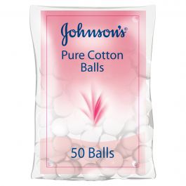 JOHNSON'S PURE COTTON BALLS 50PCS Online | Waynik By Safco