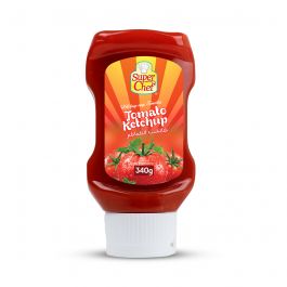 SUPER CHEF TOMATO KETCHUP TOP DOWN 340GM | Waynik