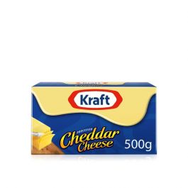 KRAFT CHEDDAR CHEESE BLOCK 500GM Online | Waynik By Safco