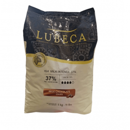 LUBECA MILK CHOCOLATE CHIPS(37%) 5KG Online |Waynik by Safco