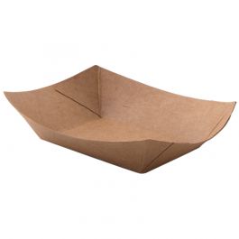 KRAFTOUCH KRAFT MEAL TRAY 22X14 X5.5CM Online | Waynik By Safco