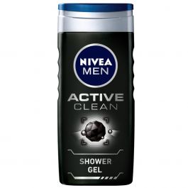 NIVEA MEN SHOWER GEL ACTIVE CLEAN CHARCOAL 250ML Waynik By Safco
