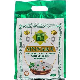 SINNARA WHITE LONG GRAIN BASMATI RICE 2KG Online | Waynik By Safco