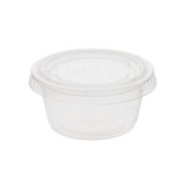 SUPER TOUCH-SOUFFLE CUP TRANS PP 4 OZ W/LID 1X1000 Waynik By Safco