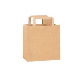 KRAFTTOUCH BAGS W/FLAT HANDLE H27 X W24 X B16CM 1X300 Waynik By Safco