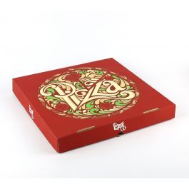SUPER TOUCH -PIZZA BOX DESIGNED LARGE 33 X 33 X 4.5 CM
