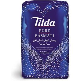 TILDA PURE ORIGINAL BASMATI RICE 2KG Online | Waynik By Safco