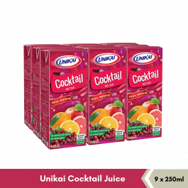 UNIKAI UHT COCKTAIL NECTAR 9X250ML Online | Waynik By Safco