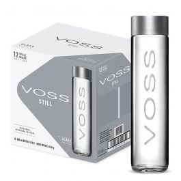 VOSS GLASS STILL WATER 12X800ML |Online Order Waynik by Safco