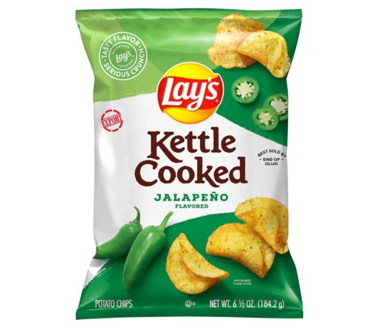 Lay's Kettle Cooked Jalapeno Flavored Potato Chips 6.5OZ|Waynik