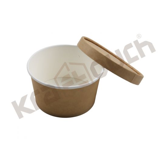 KRAFT CURRY CONTAINER 300 MLÃ‚ / WITH KRAFT PAPER LID