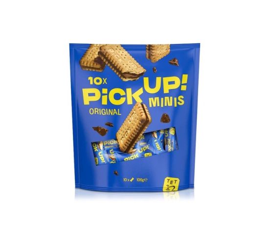 BAHLSEN CHOCOLATE PICK UP! CHOCO MINIS AND MILK 106GM Waynik By Safco