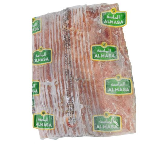 ALMASA BEEF BACON SMOKED SLICED FROZEN Online | Waynik By Safco
