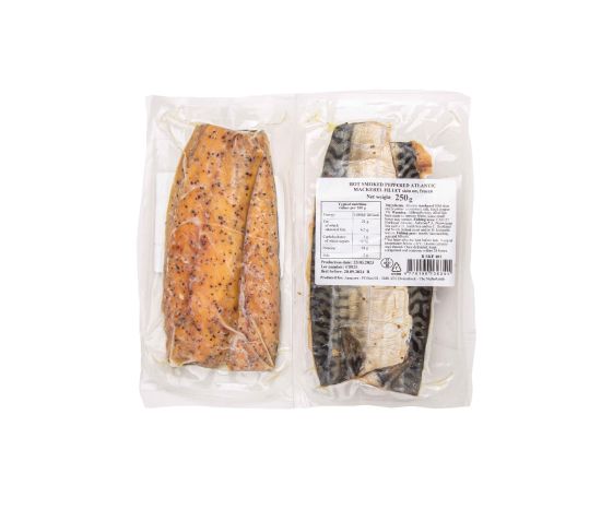 AMACORE SMOKED PEPPERED MACKEREL FILLET 1KG