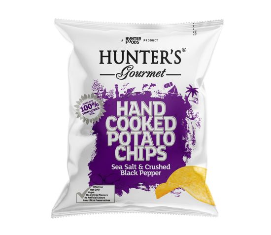 HUNTER'S GOURMET HAND COOKED POTATO CHIPS 40GM | Waynik By Safco