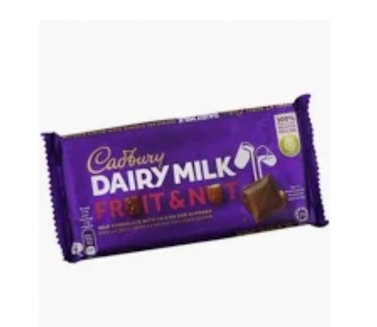CADBURY DAIRY MILK FRUIT & NUT CHOCOLATE 160GM