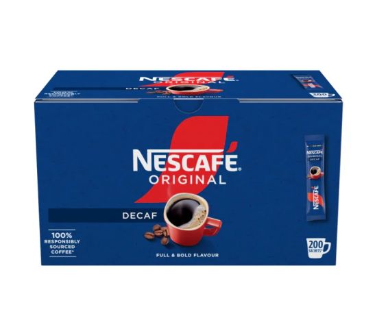 NESCAFÉ ORIGINAL DECAF INSTANT COFFEE 200 STICKS IN 1.8G Online |Waynik ...