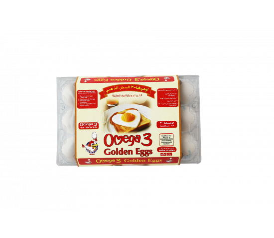 AL JAZIRA OMEGA 3 GOLDEN WHITE EGGS 15PCS Online | Waynik By Safco