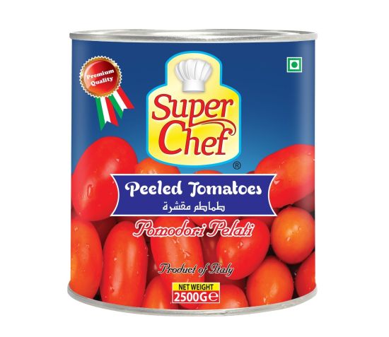 SUPER CHEF PEELED TOMATO 2.5KG Online | Waynik By Safco