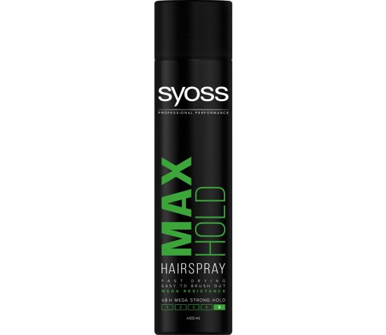 SYOSS HAIR SPRAY MAX HOLD 400ML Online | Waynik By Safco